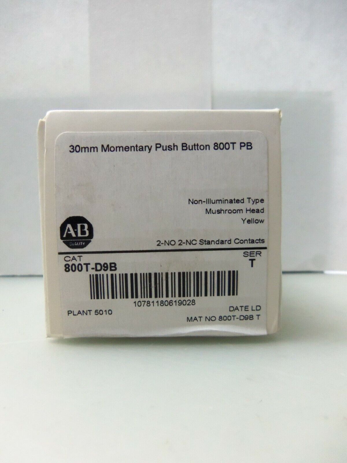 800T-D9A AB PUSH BUTTON YEL MUSH HEAD GENUINE | eBay