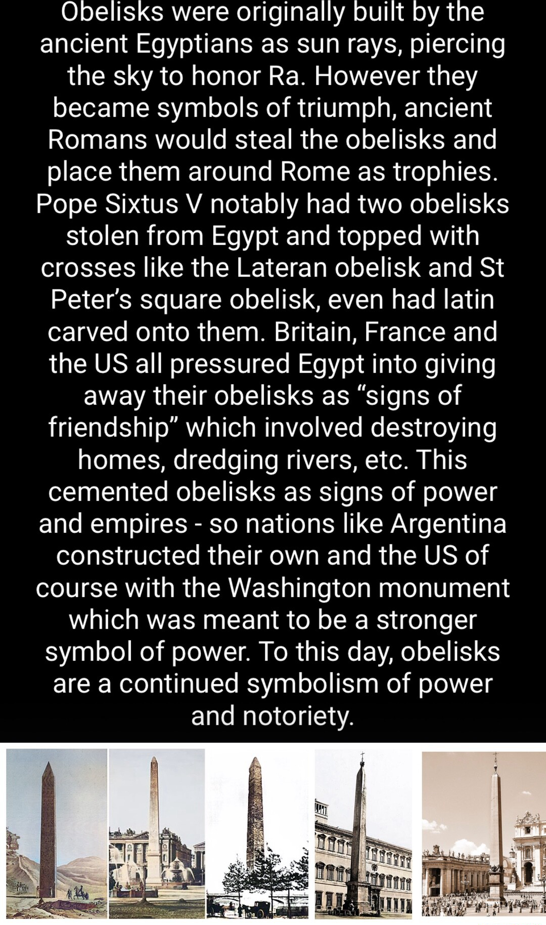FindThatMeme - Meme Obelisks were originally built by the ancient ...