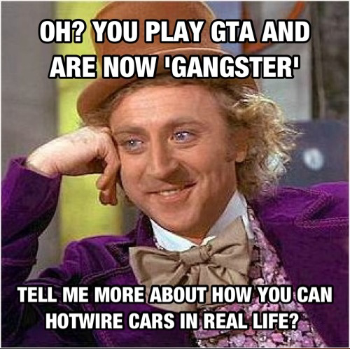 FindThatMeme - Meme OH? YOU PLAY GTA AND ARE NOW 'GANGSTER' TELL ME ...