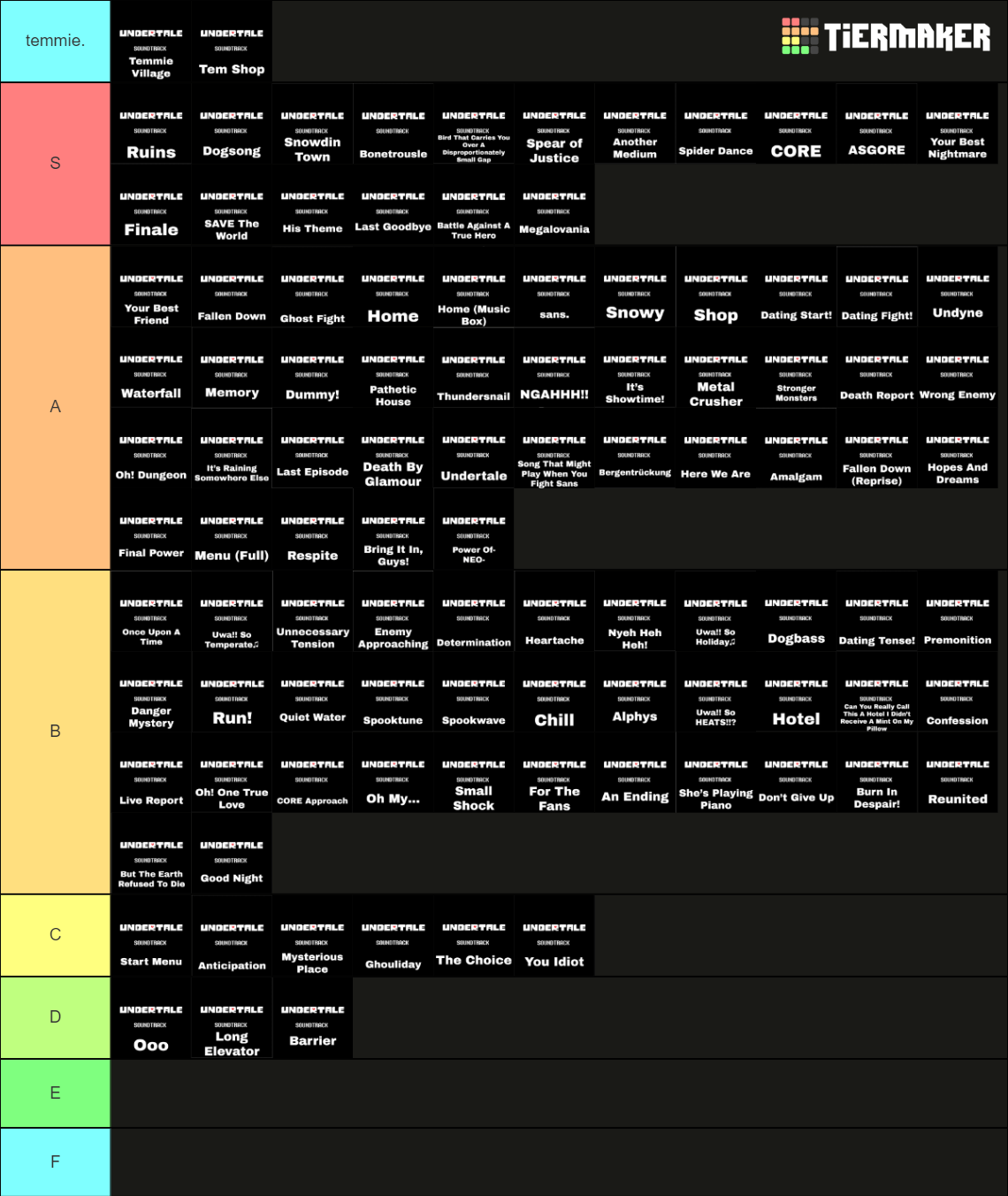 FindThatMeme - Meme temmie. UNDERTALE UNDERTALE SOUND THACK CO,NO 1 ...